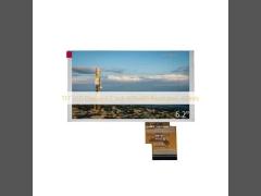 TFT LCD Display 6.2 Inch 800x480 Resolution, 400nits