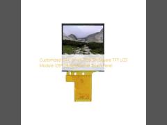 Customized 1.44“ Small-Size SPI Square TFT LCD Module 128*128 Responsive Touch Panel
