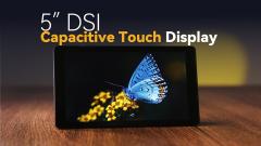 Raspberry Pi 5 DSI LCD Display,720×1280 IPS Touchscreen,7.8mm Slim Aluminum Alloy Case#waveshare