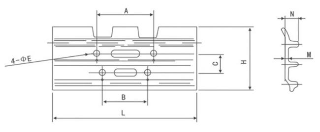 Excavator and bulldozer spare parts track shoetrack platetrack pad