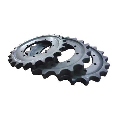 China PC200 Excavator Track Sprocket Double Roller Chain Sprockets 205-27-71281 20Y-27-11581 for sale