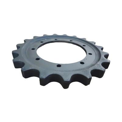 China PC200 Excavator Track Sprocket Double Roller Chain Sprockets 205-27-71281 20Y-27-11581 for sale