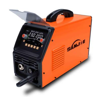 中国 IGBT 200A LEDガスシールド溶接機 多プロセスの良好な相互作用制御システム 溶接機 販売のため