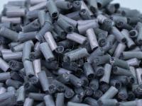 China Gray Conductive Plastic Masterbatch 60% Fiber Content for Antistatic Wheels 4-10mm Length for sale