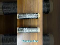 TA1 40um 500f Fibra de titânio para a síntese de PTLs na fabricação de células de combustível e eletrolisadores
