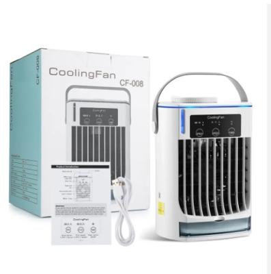 China 03New Desktop Water-cooled Fan USB Refrigeration air Conditioner Household Small Chiller Humidifier for sale