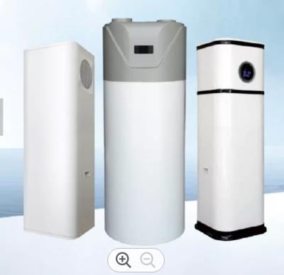 China New Energy 200l 300l Tank R290 All in One Domestic DC EVI Inverter Air Source Heat Pump Boiler Hot Water Heater for sale