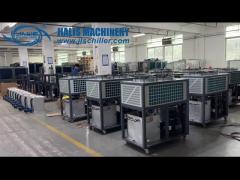 Grote koelmachine productie werkplaats
