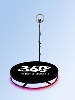 China Parties Stand On 360 Video Camera Booth With Selfie 12 inch ring light for sale
