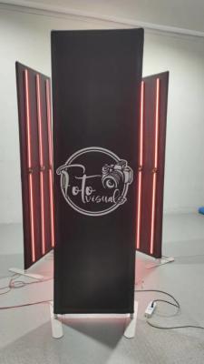 Cina Tessuto di tensione in alluminio 360 Photo Booth Sfondo per matrimoni in vendita