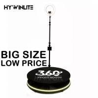 China Free Logo Customization Automatic 360 Spin Camera Booth With Flight Case for sale