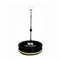 China Revolve Adjustable 360 Photo Booth Machine 100cm Automatic Slow Motion for sale