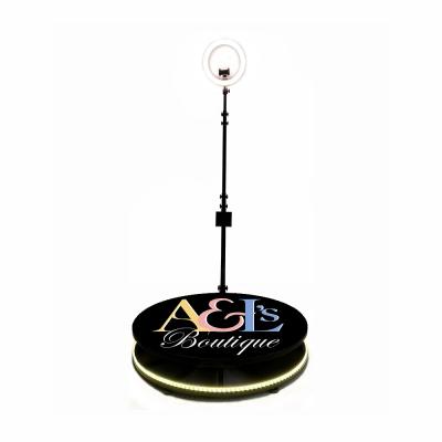 Cina LED che gira cabina della base di Ring Light Photo Booth Round la video 360 gradi in vendita
