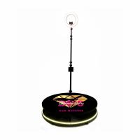 China Adjustable 360 Wedding Photo Booth Automatic Lightweight Round Base for sale