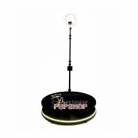 China Wireless 360 Rotating Photo Booth Remote Control Adjustable with LED light for sale