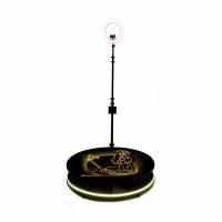 China Adjustable 360 Wedding Photo Booth Automatic Lightweight Round Base for sale