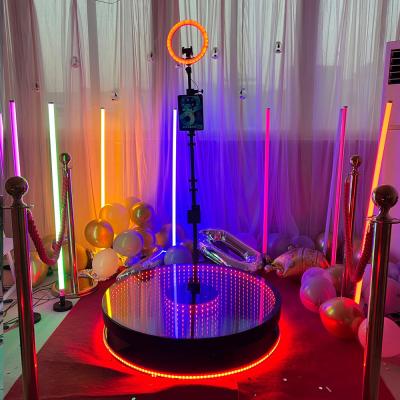 Cina 100cm 115cm nozze della cabina del video di movimento lento del supporto LED della cabina di 360 foto in vendita