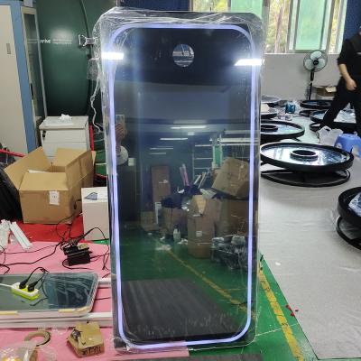 Cina Cabina piena 3 a 65 pollici della foto dello specchio di Selfie del corpo in 1 con le luci del LED in vendita