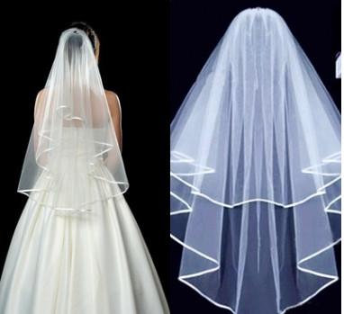 China Milk white bridal veil spot manufacturer sells a new style of hair, bridal veil, wedding dress, 3pcs sales for sale
