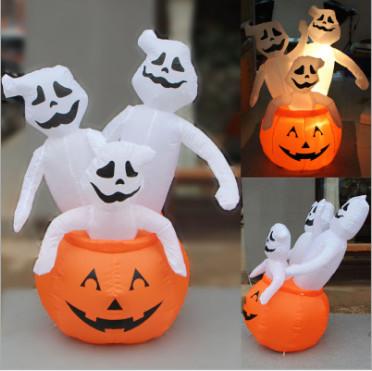 China Halloween jack-o '-lantern bar hotel shopping mall the atmosphere of the hotel is decorated with gas and air model decor for sale