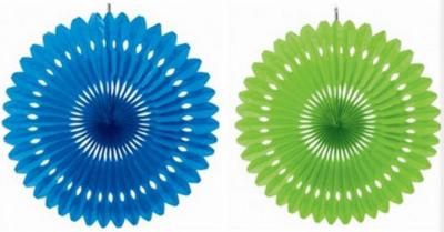 China Color Paper Craft Fan, 28 Grams Type Paper, Size: 8 inch, 10 inch, 12 inch, 14 inch, 16 inch; Color: Red, Yellow, Blue, for sale