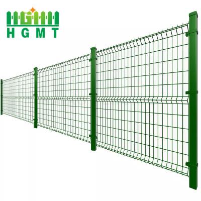 China El PVC amistoso de ECO cubrió el color soldado con autógena curvado 3D de Mesh Fence RAL6007 del alambre en venta