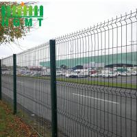 China Highway Safety Hot Dipped Galvanized Rust-proof 3D Fence Panel With Post for sale