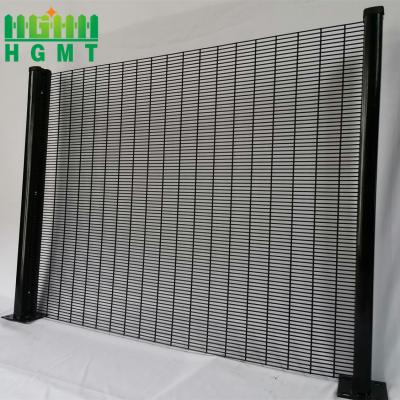 中国 高品質のPVCコーティング 熱浸したガルバン化 358 クリアビュー アンチクライミングセキュリティフェンス 販売のため