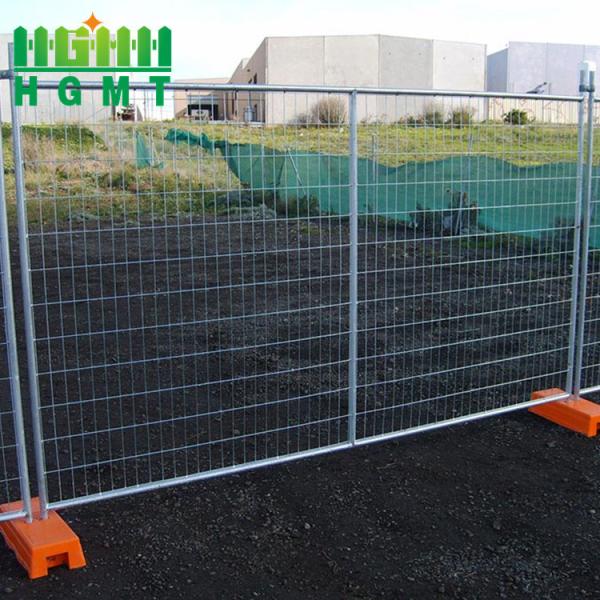 Outdoor Portable Temporary Fence Panels Stronger Convenient For Building Construction Place