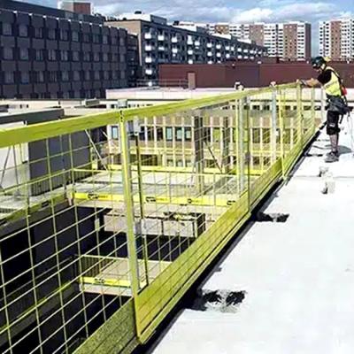 建設現場のエッジ保護フェンスパネルパウダーコーティング