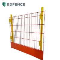 China Welded Edge Protection Barriers Solid Frame Anti Impact Performance for sale