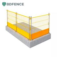 China Welded Edge Protection Barriers Solid Frame Anti Impact Performance for sale