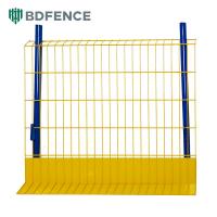 China Welded Edge Protection Barriers Solid Frame Anti Impact Performance for sale