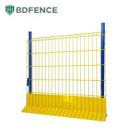 China Welded Edge Protection Barriers Solid Frame Anti Impact Performance for sale