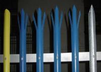 China D Section Security Palisade Fencing 1.5m Square Post for sale