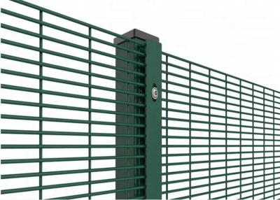 China Powder Coating 358 Square Post 3mm Anti Climb Security Fencing Welded Wire for sale