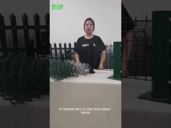 IJzeren stadion aanpasbare keten link draad gaas hek groen bekleed ijzeren net speeltuin bescherming veiligheidsnet