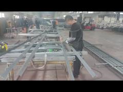 Frame tube is being welded