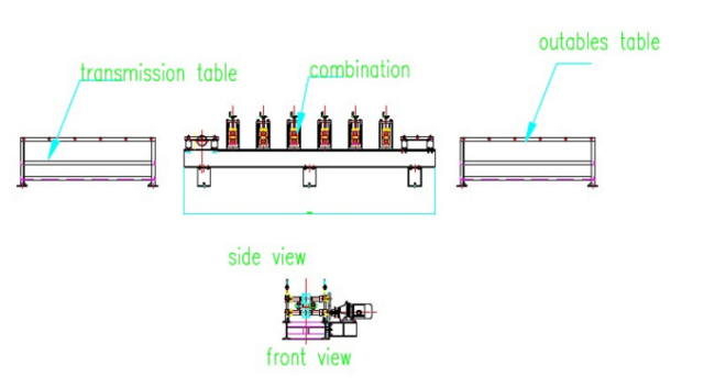 C Beam Rack Roll Forming Machine with Cold Roll Steel