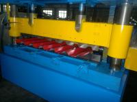 China Galvanized Board Roof Panel Roll Forming Machine Automatic Control System for sale