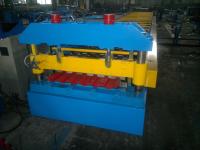 China Galvanized Board Roof Panel Roll Forming Machine Automatic Control System for sale