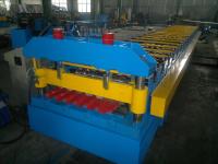 China Galvanized Board Roof Panel Roll Forming Machine Automatic Control System for sale