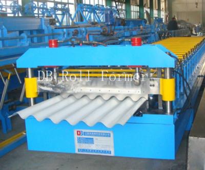 Cina 380V 50Hz 840 mattonelle di tetto ondulata Roll macchina forma con piastra in acciaio colorato in vendita