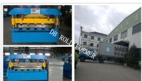 China Construction Wall / Roof Panel Roll Forming Machine With Touch Screen PLC Control System for sale