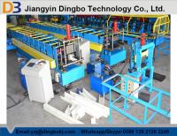 China 11Kw Rain Gutter Making Machine / Cold Roll Forming Machine High Speed for sale