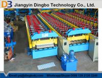 China Construction Wall / Roof Panel Roll Forming Machine With Touch Screen PLC Control System for sale