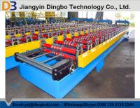 China Construction Wall / Roof Panel Roll Forming Machine With Touch Screen PLC Control System for sale