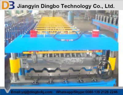 中国 経済的な屋根パネル ロール成形機 PLC 制御システムを有する壁と屋根工事 販売のため