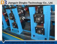 China Steel Rain Gutter Roll Forming Machine , Gutter Making Machine Unique Designed for sale