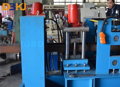 China 15Kw Power C Channel Purlin Roll Forming Machine By Chain 380V50Hz for sale